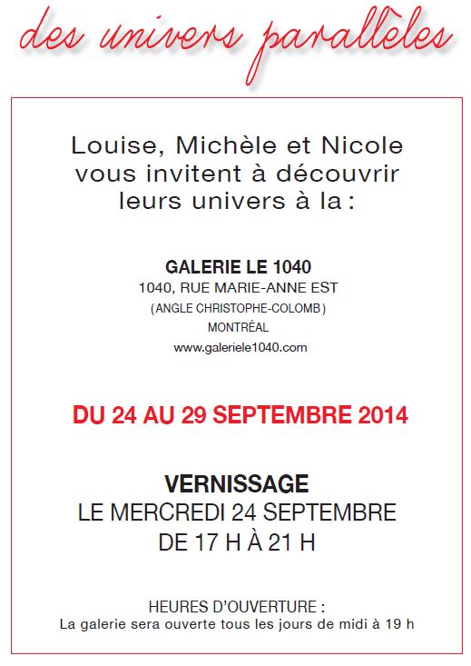 Invitation - Vernissage