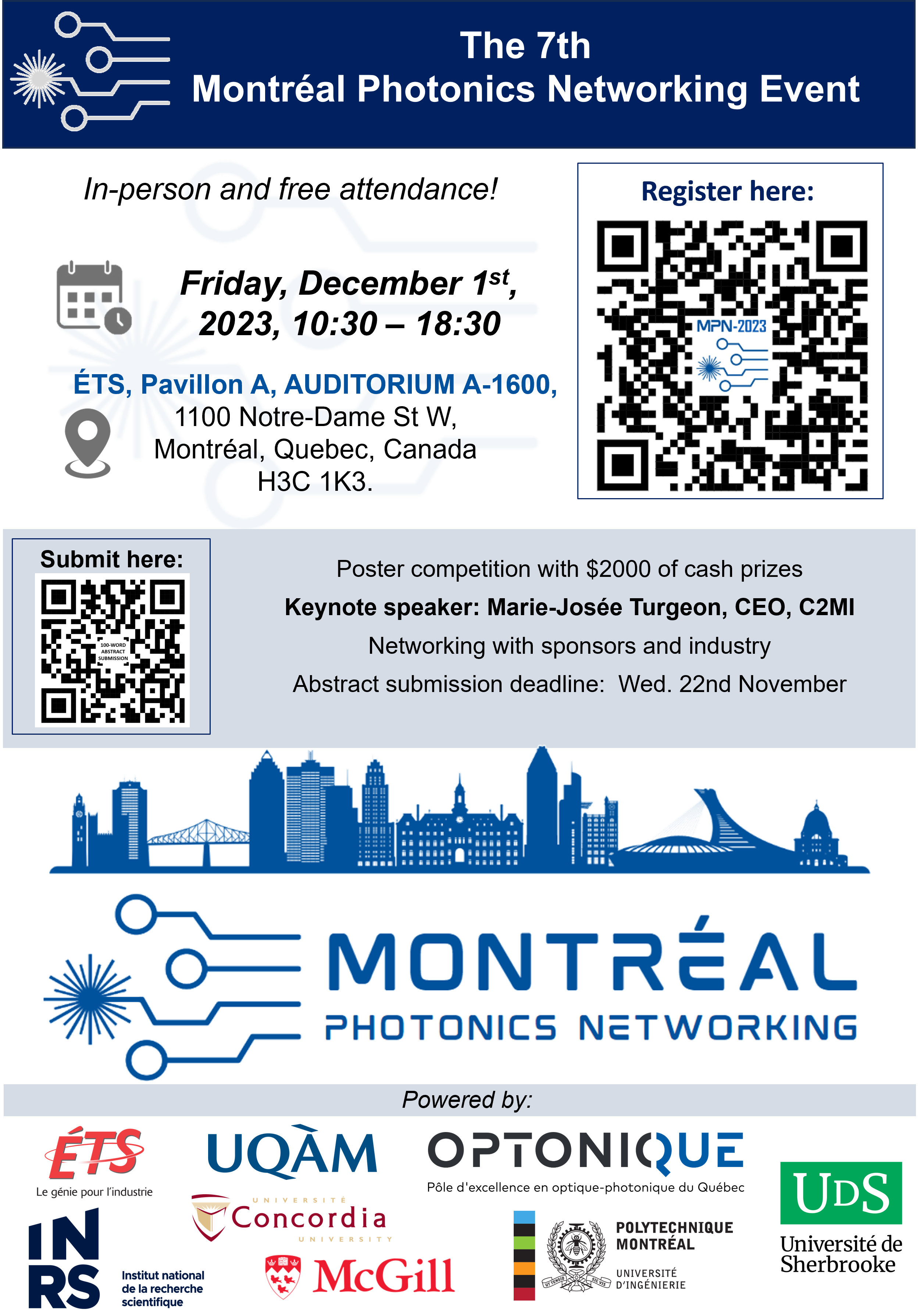 Montreal Photonics Networking Event