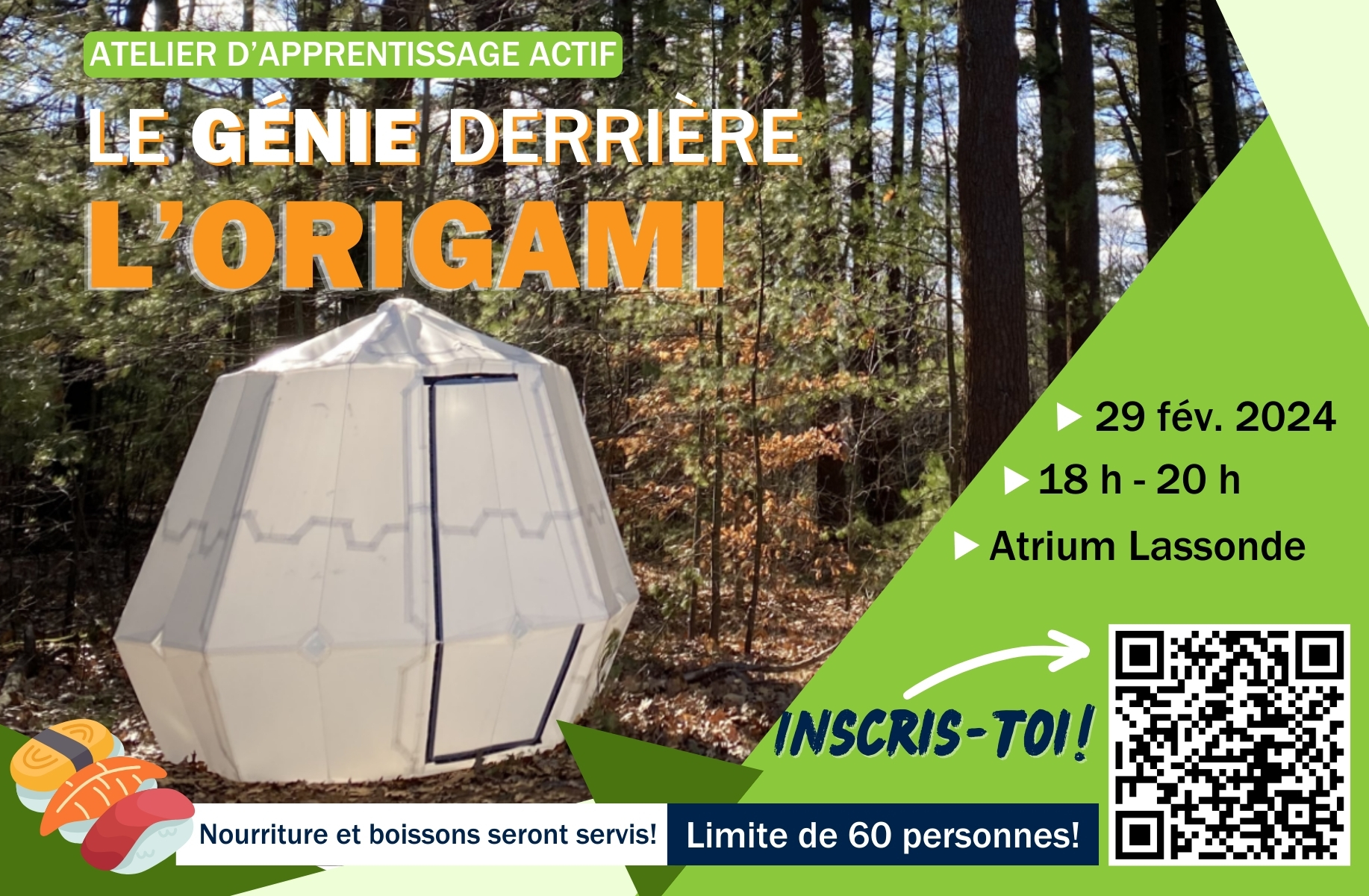 Atelier d’apprentissage actif sur le génie derrière l’origami