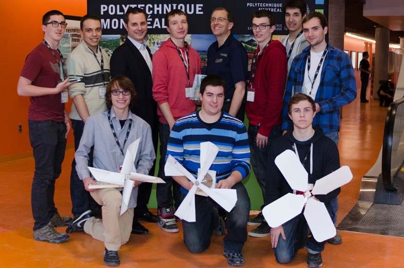 "Déplace de l'air à Poly:" 75 Cégep students tackle a new challenge ...